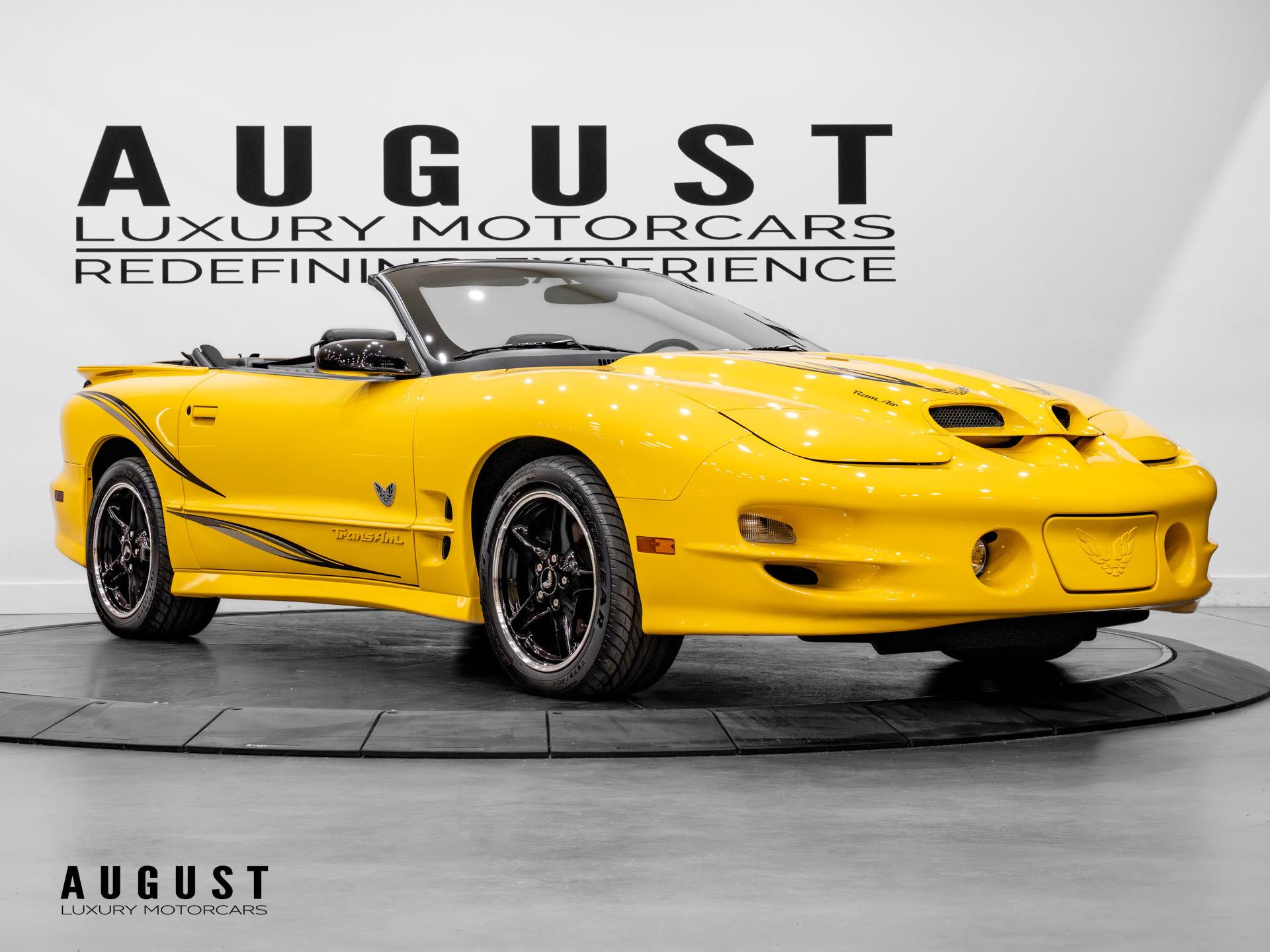 Used 2002 Pontiac Firebird Trans Am Collector's Edition For Sale ...